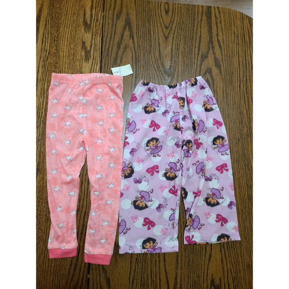 Pajamas | Euc Dora Pj Pants Andnwt Crown Print Pj Bottoms Size 3t ...